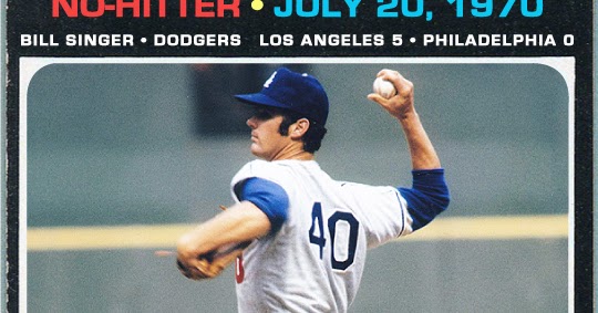 WHEN TOPPS HAD (BASE)BALLS!: NO-HITTERS SPECIAL SUB-SET: BILL SINGER ...