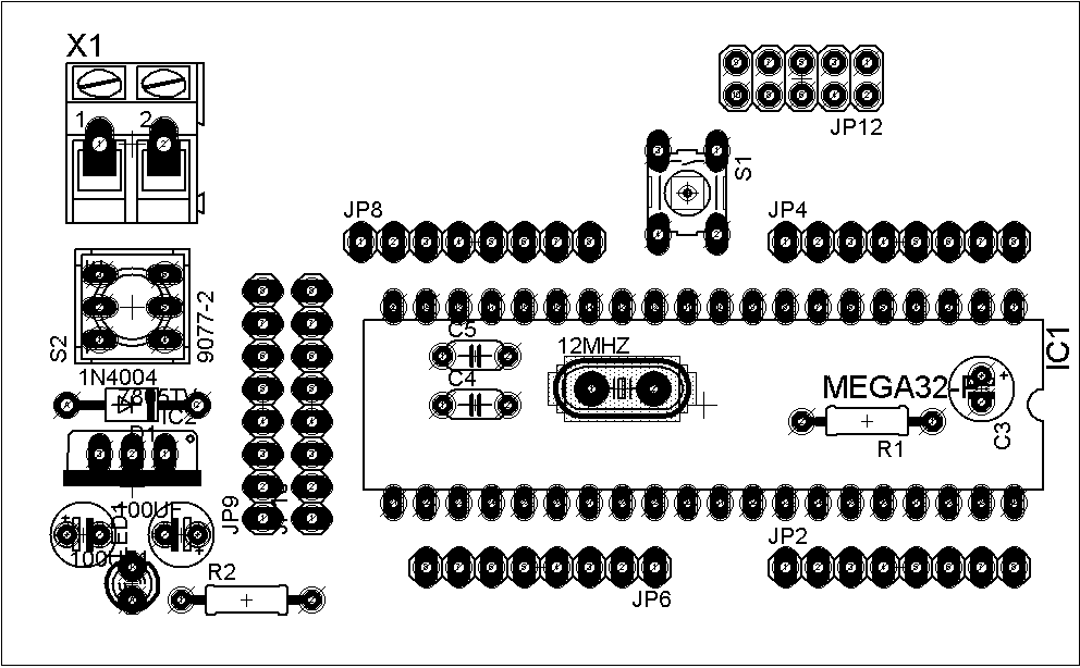 Teknik Elektro: Rangkaian Minimum System Mikrokontroller ATmega16/32/8535