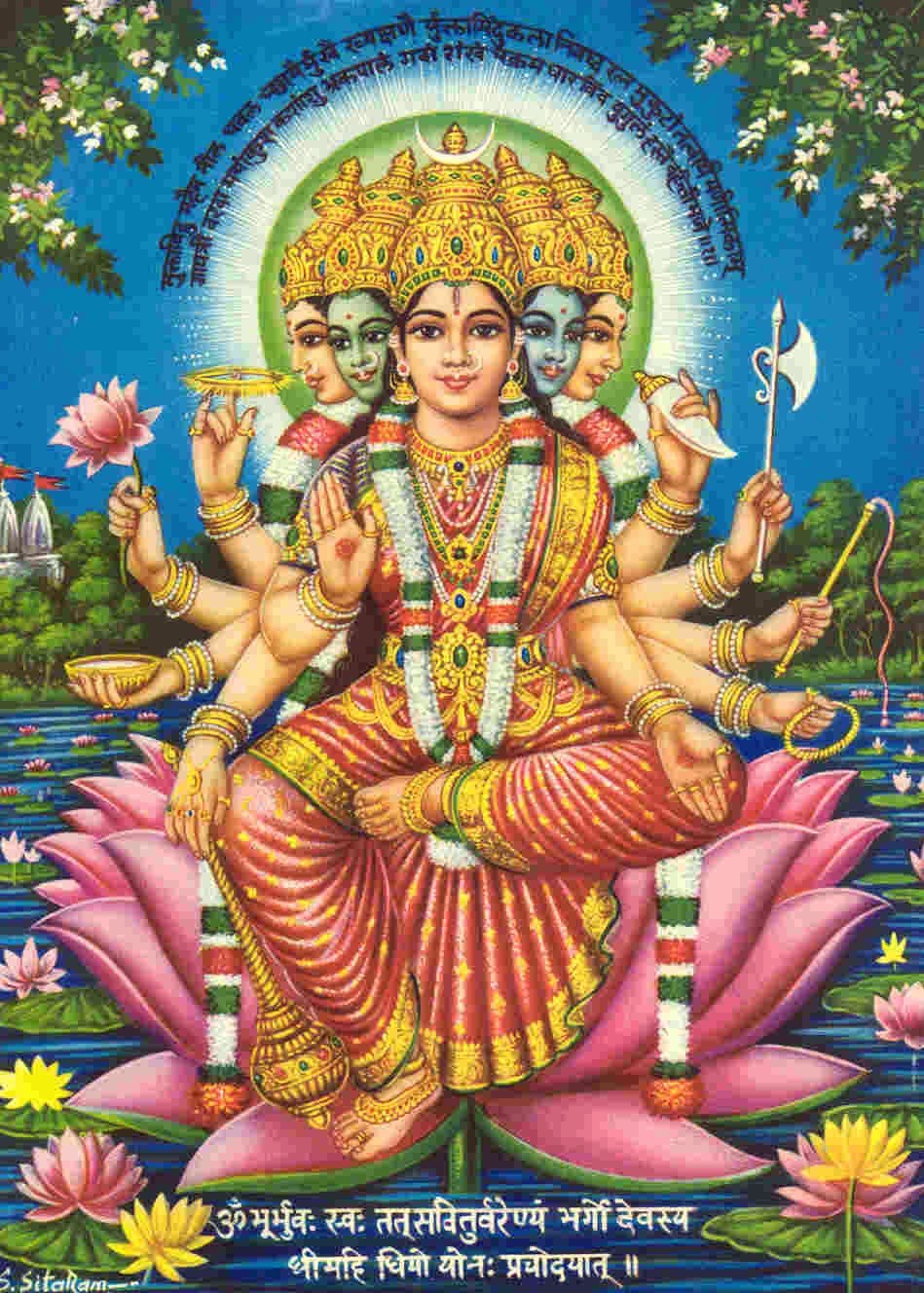 motherindia: gayathri manthra 'n' ramayana