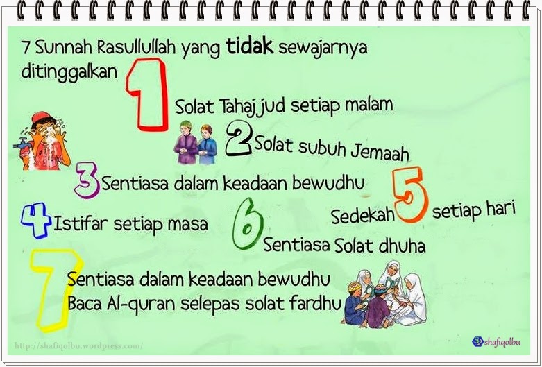 Kasihku Abadi: Hidupkan Sunnah Rasulullah setiap hari