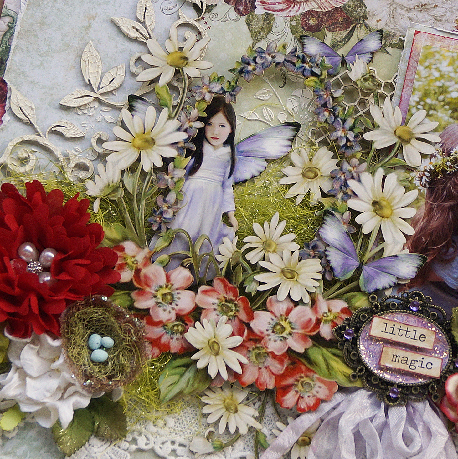 Terry's Scrapbooks: "Little Magic" Fairy Scrapbook Page Reneabouquets ...