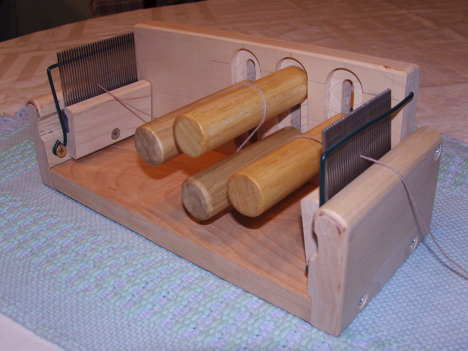 Daisy Hill Weaving Studio: Tension Box for Sectional Warping