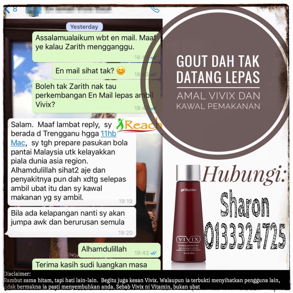 Sharon Pakar Vitamin : Penyakit Gout dan Cara Mengatasinya