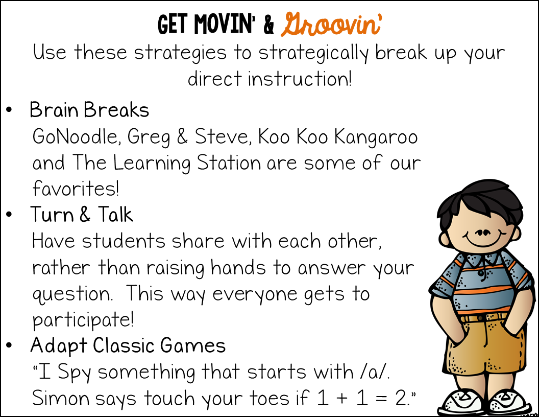 The Boy Friendly Classroom: Making Time for Movement