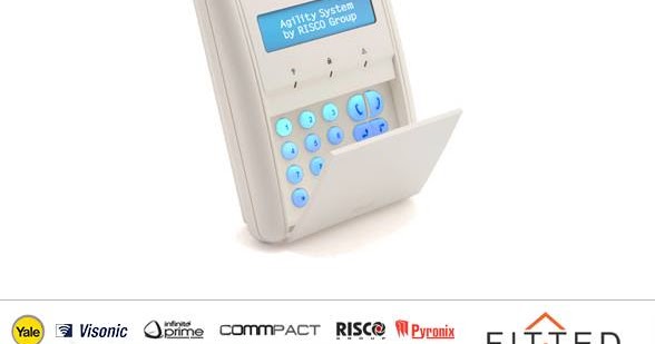 Fitted Home Alarms VisonicPowermaster : Risco Agility 3 Wireless LCD ...