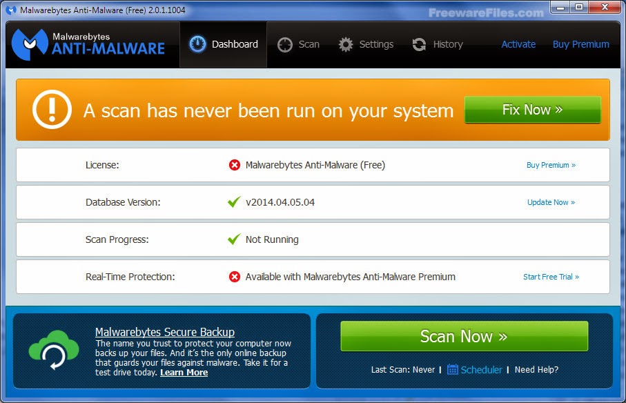 Descargar Malwarebytes Anti-Malware 2.0.3 Multilenguaje