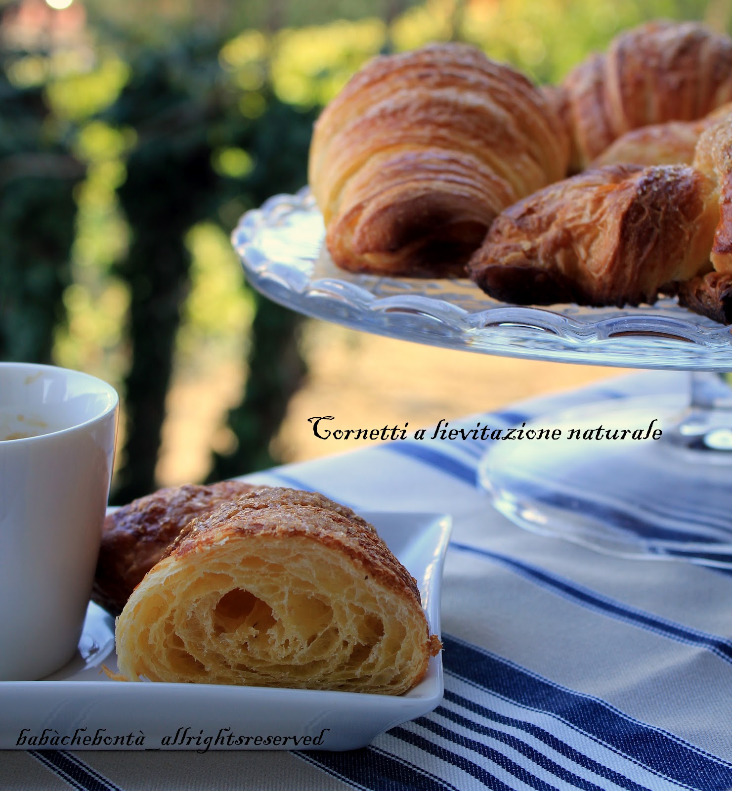 babà che bontà: Mai più quelli del bar..... cornetti a lievitazione ...