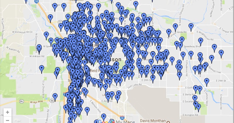 The Tucson Murals Project: Map of all 1,000 (or so) murals