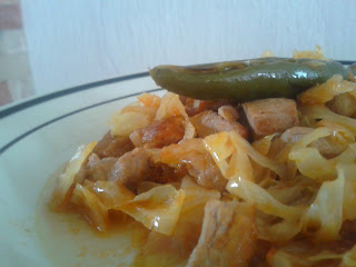 MY COOKING TIME: Repollo con Carne de Cerdo