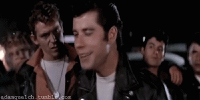 John Travolta Grease Gif