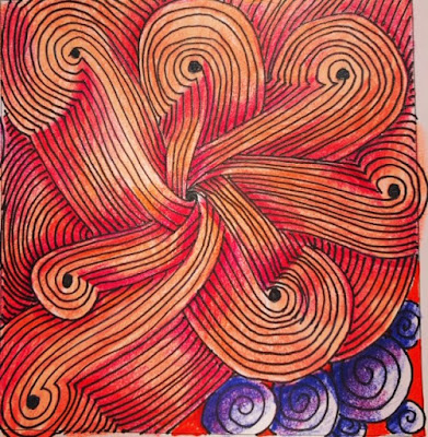 Tickled To Tangle: "It's a String Thing" #271 Tiles