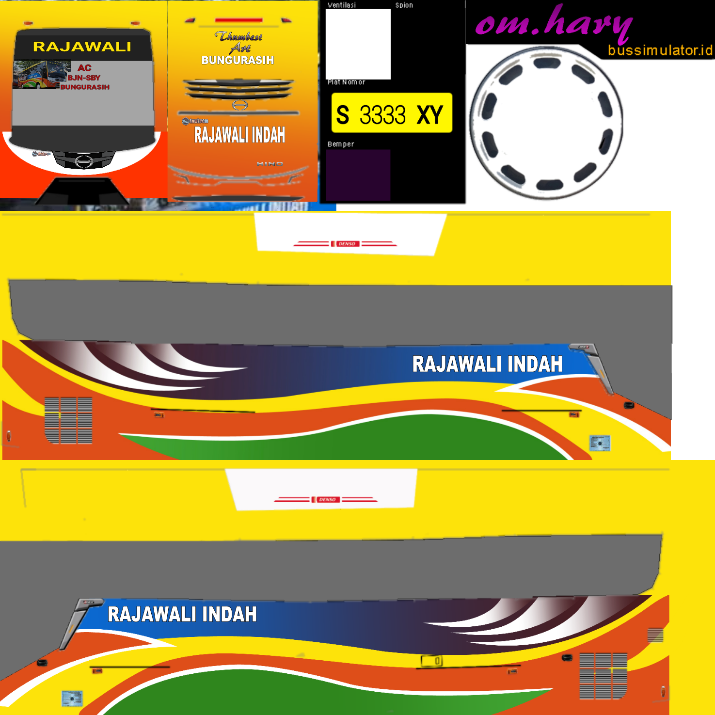 Kumpulan Livery Bus Simulator Indonesia V5 | Download Livery BUSSID Mod