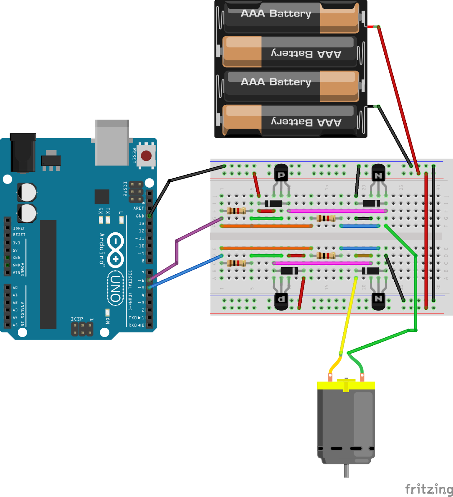 Électronique en amateur: Fabriquons notre propre pont en H