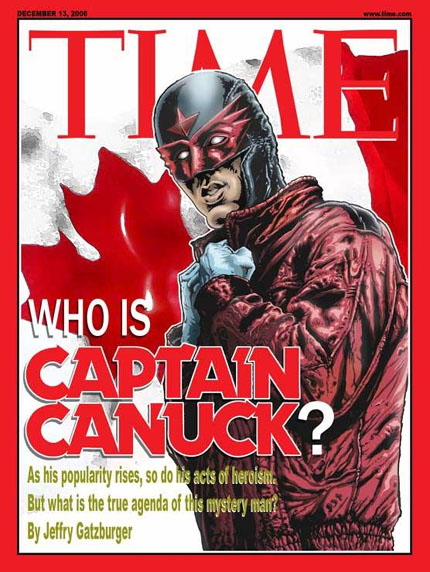 Calvin's Canadian Cave of Coolness: Captain Canuck In Production