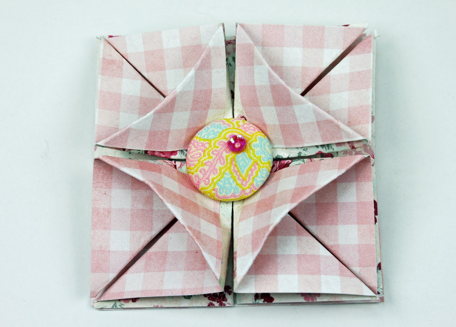A Kept Life: Square Folded Flower Tutorial