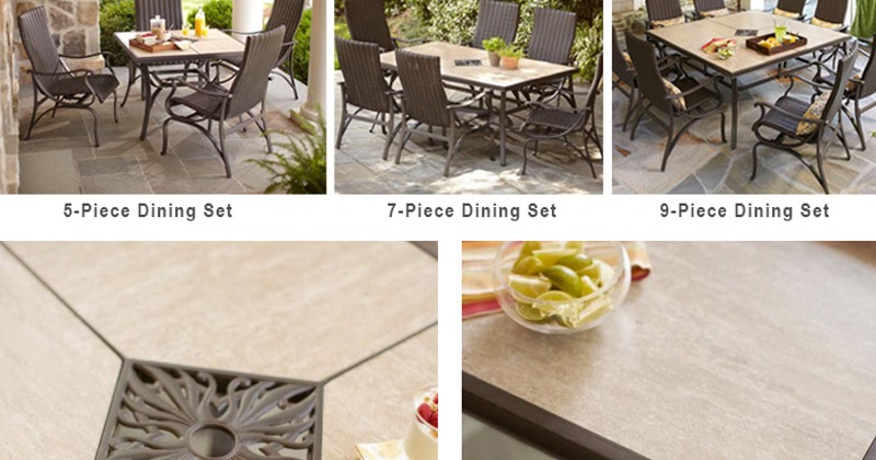 Types of Patio Furniture - Dining Tables