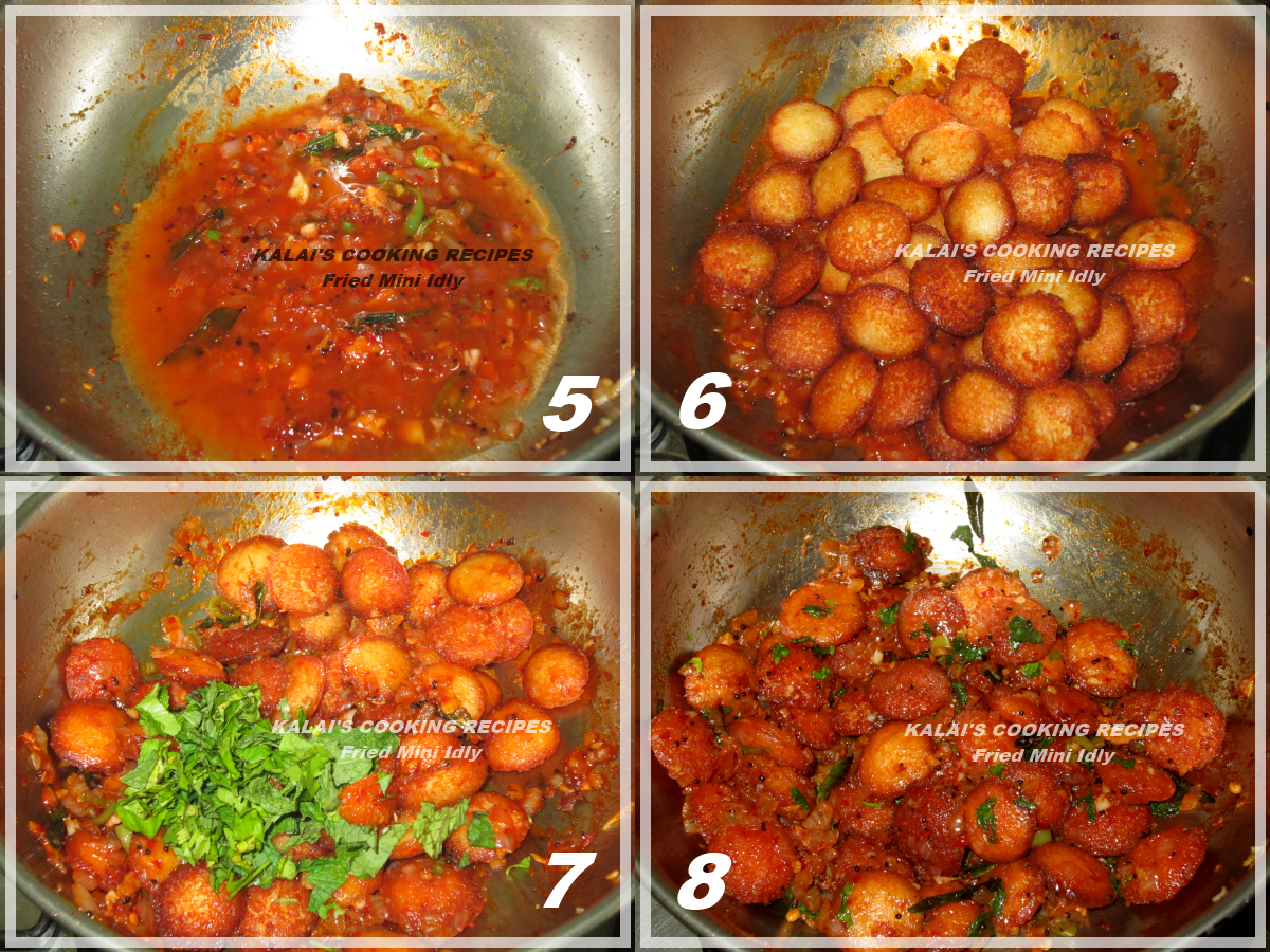 KALAI'S COOKING RECIPES: Fried Mini Idly | Fried Chilli Mini Idly with ...