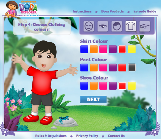 Nickelodeon's Dora Digital Story Book | Toronto Teacher Mom