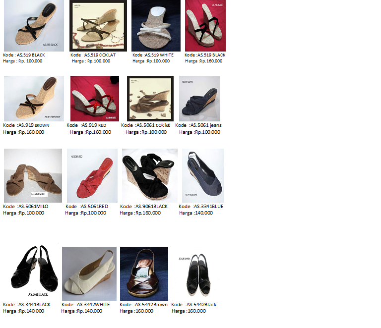 katalog toko sepatu keren - Aneka Model Sepatu Sandal Wanita Murah ...