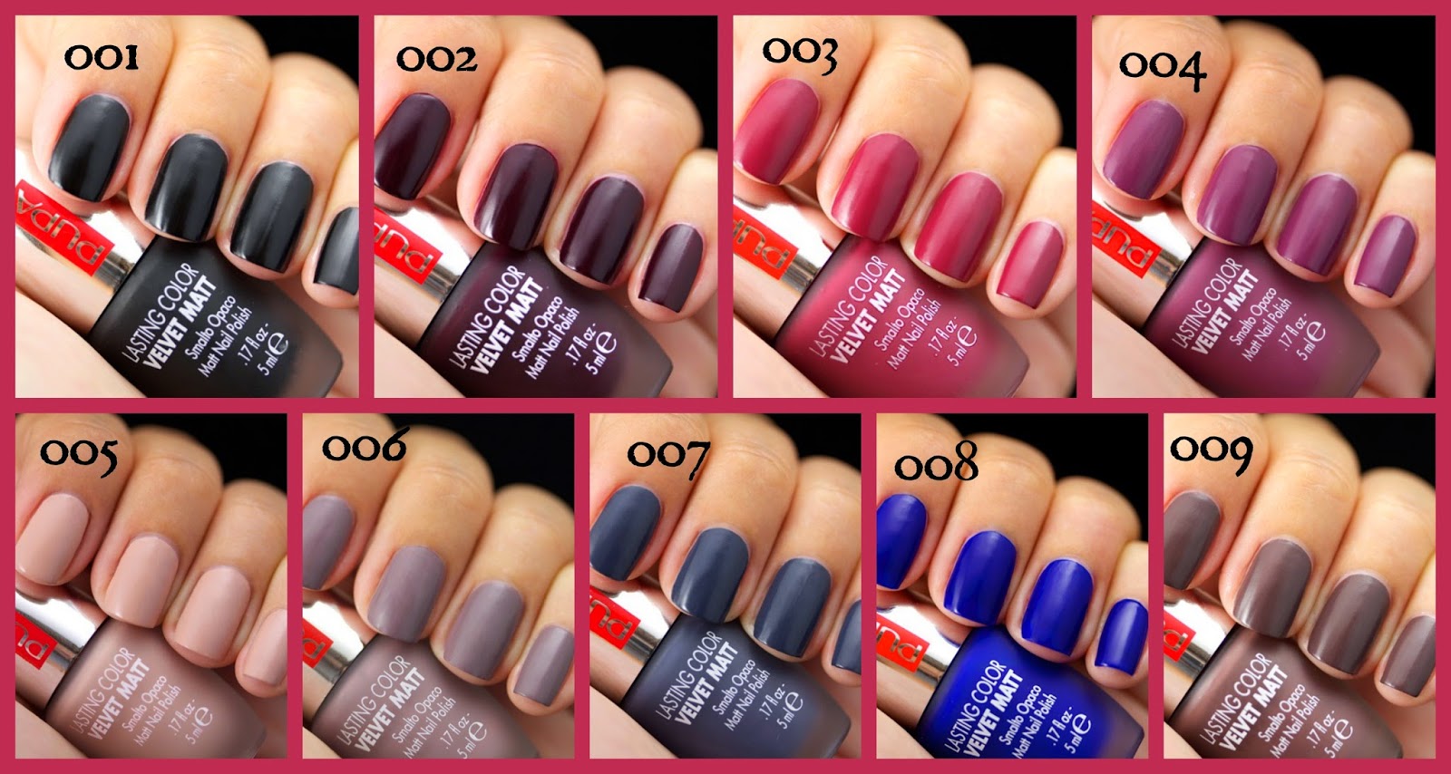 ElyMakeup: Swatch collezione Velvet Matt: Vamp! Cream Eyeshadow,Mascara ...