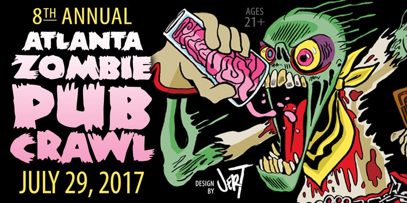 NEXT STOP...DECATUR: 8th Annual Atlanta Zombie Pub Crawl Sat. July 29