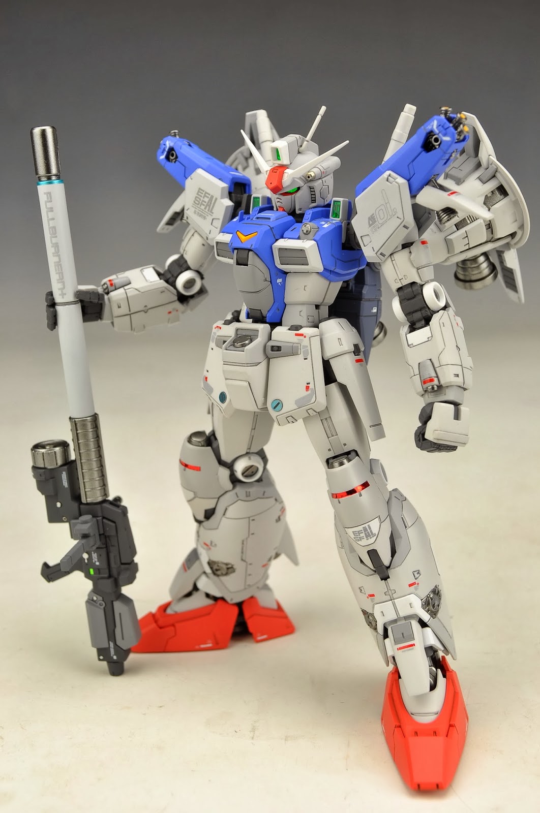 GUNDAM GUY: RG 1/144 GP01 Full Burnern + System Weapon 003 - Painted Build