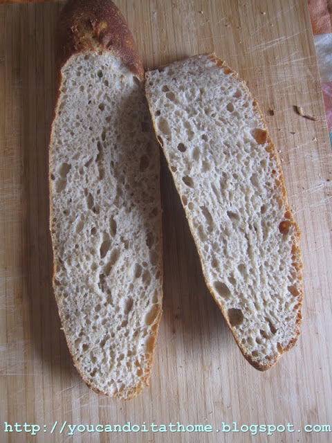 You can do it... at home!: Pain au Levain with wheat germ - shaped into ...