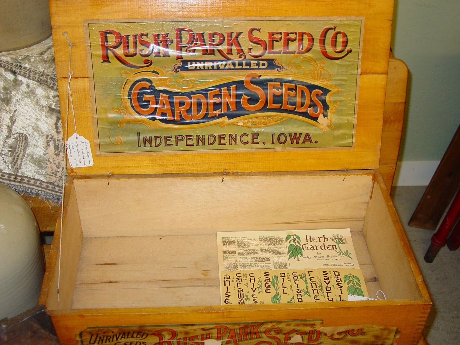 Fox Den Findings: Primitive Country Store Counter Top Seed Boxes