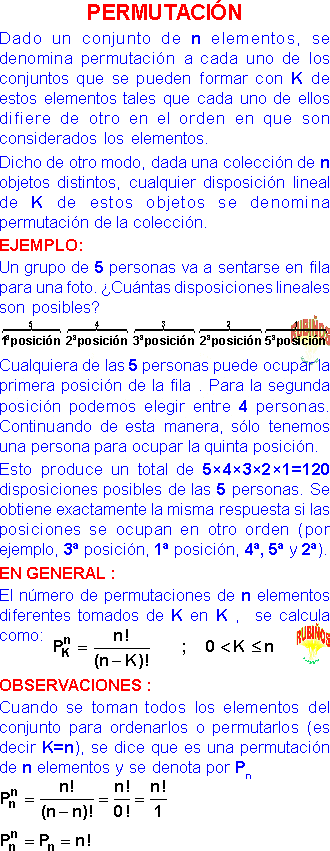 PERMUTACIONES Y COMBINACIONES EJERCICIOS RESUELTOS PDF