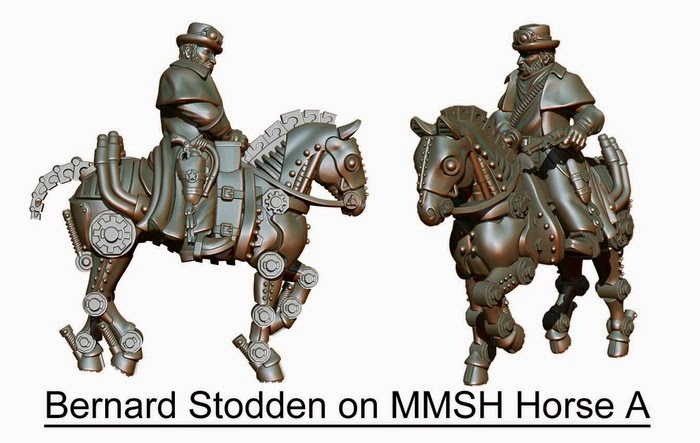 Wargame News and Terrain: Copper Mine Miniatures: 28mm Steam Horses for ...