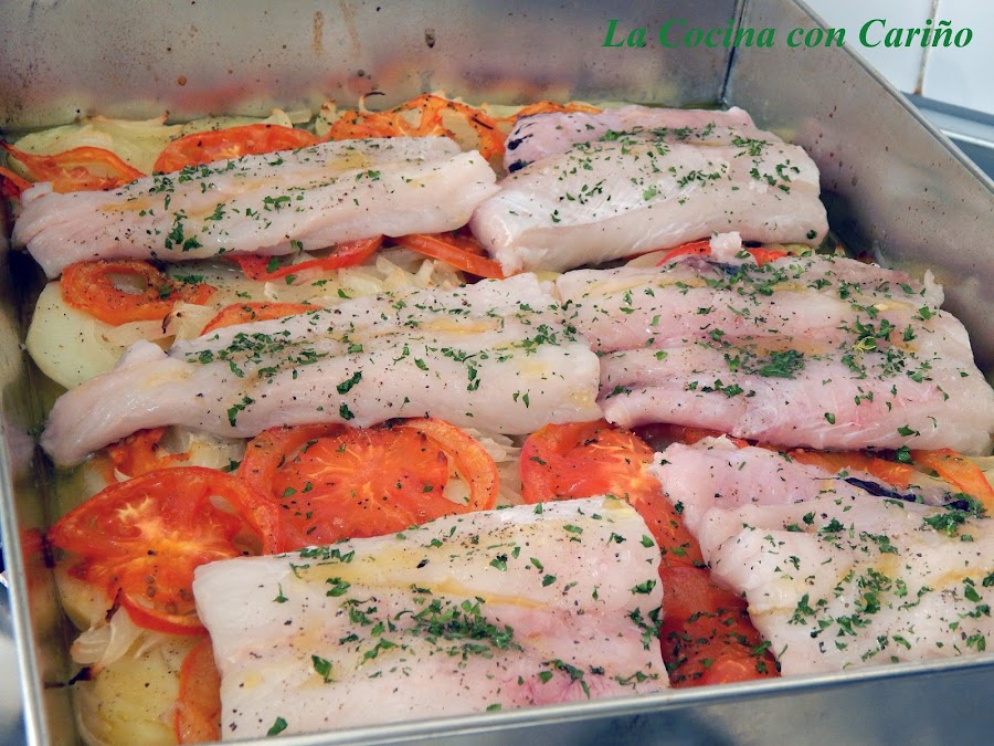 Merluza al horno | Cocina