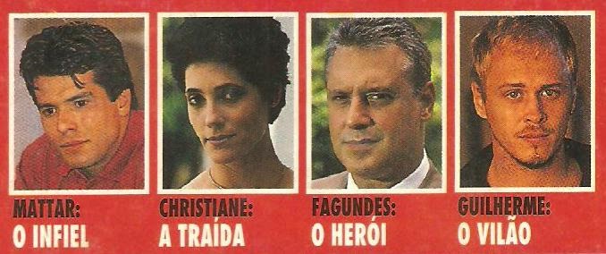 revista amiga & novelas: A VIAGEM - REDE GLOBO - 1994