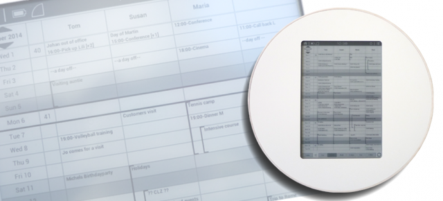 Mad Tech Ideas: Electronic Paper Writable Wall Calendar