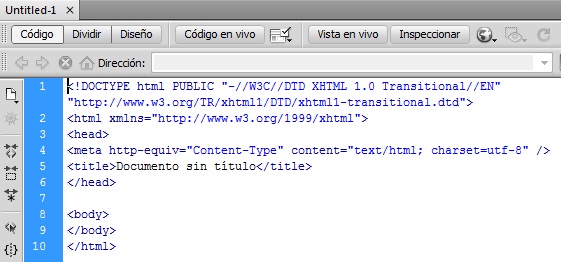 Las Tic S Primera Aplicación Con Php Y Dreamweaver Cs5
