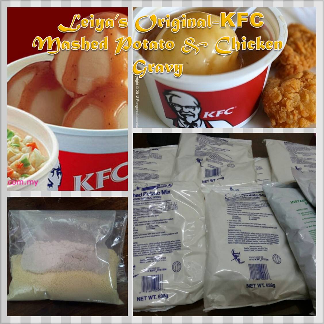 Saya dan Cheese: LEIYA'S CHEESE POWDER, ORIGINAL KFC MASHED POTATO ...