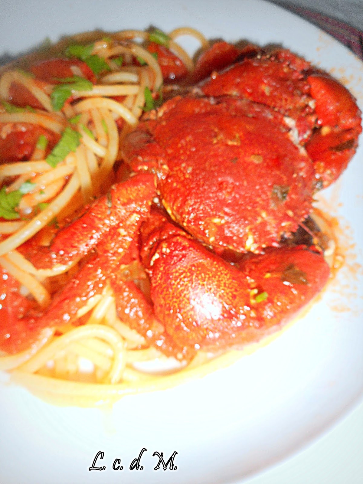 La cucina di Molly: SPAGHETTI AL SUGO DI GRANCHIO