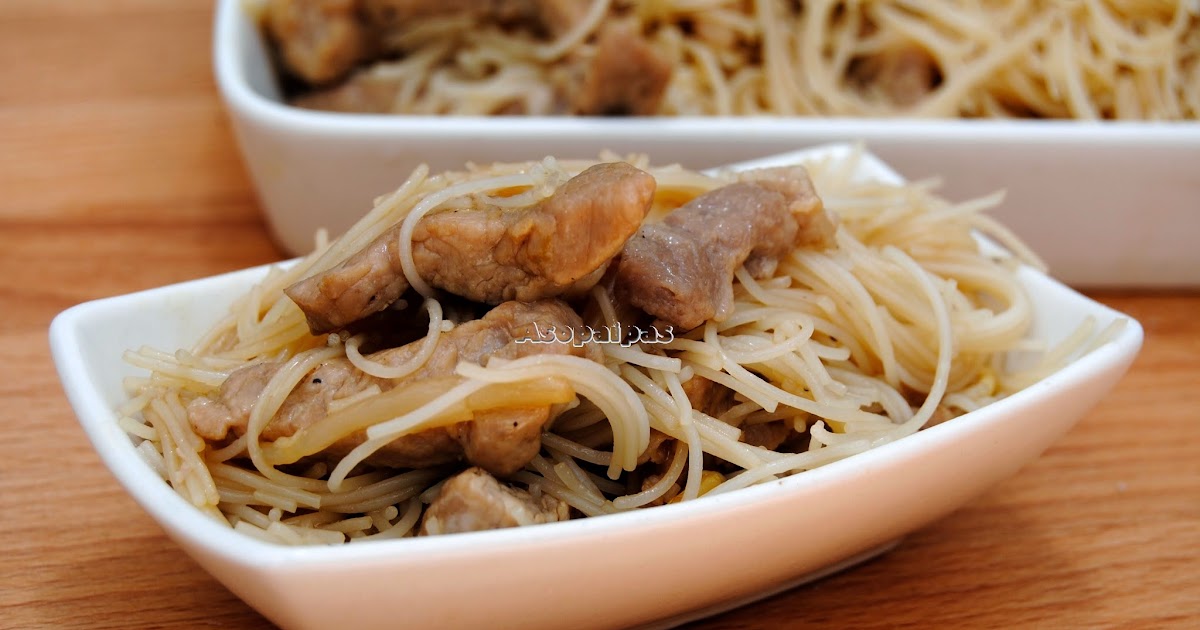 Fideos De Arroz Con Ternera Y Brotes De Soja Doù Yá Niú Ròu Chao Nián