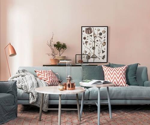 Marzua: Color Rosa Palo en decoración