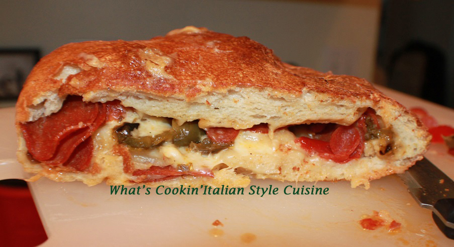 Favorite Italian Meat Calzone Recipe | What's Cookin' Italian Style Cuisine