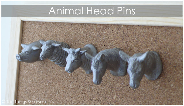 How to Make Animal Push Pins | The Things She Makes