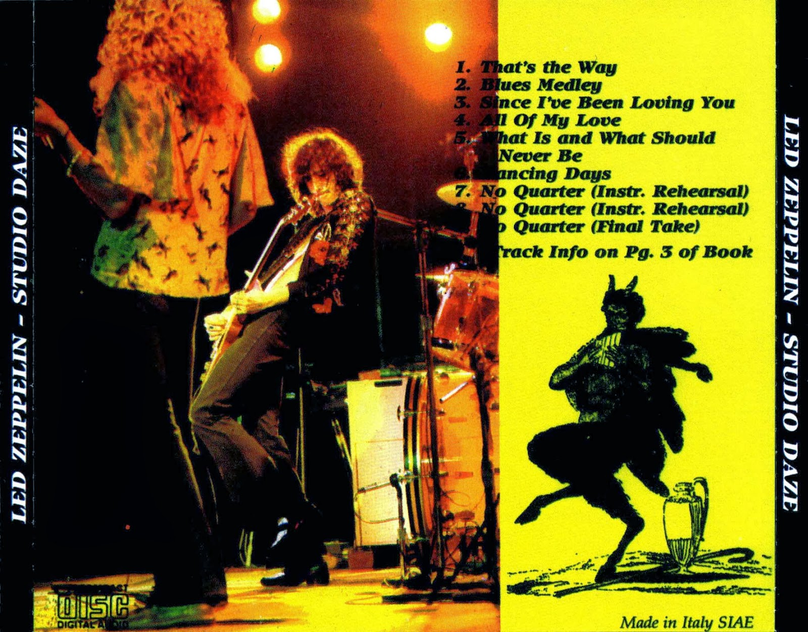 Bootradr's Blind Boot Blog: Led Zeppelin: Studio Daze (FLAC_SB/Studio_1 CD)