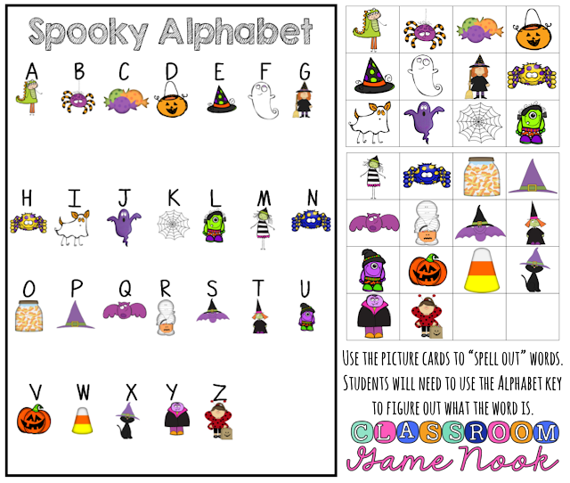 The Classroom Game Nook: Halloween Games for the Classroom