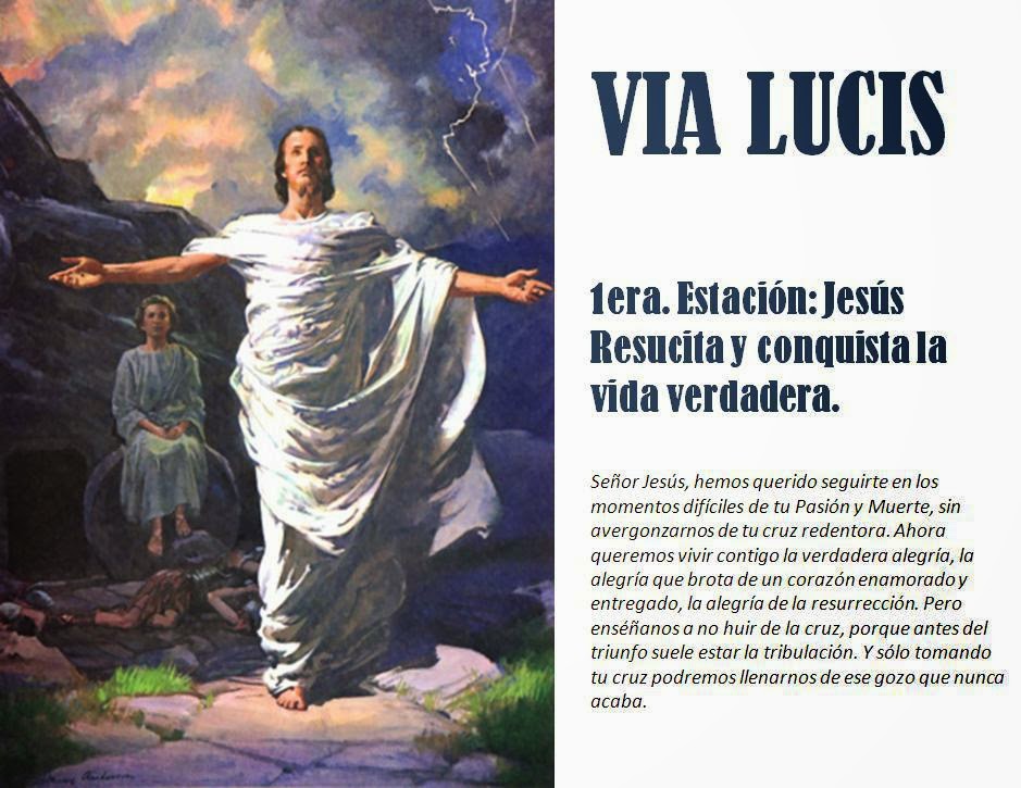 Católicos en línea: ESTACIONES DEL VIA LUCIS