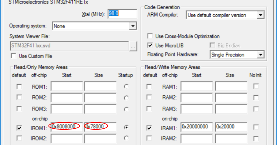 TRY의 MCU 세상: [STM32F4xx] Nucleo 보드 테스트 #22 (DFU Bootloadable APP프로그램 : KEIL)