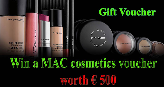 Win a MAC cosmetics voucher worth € 500 - Tamsih