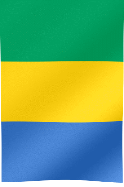 Flag of Gabon (GIF) - All Waving Flags