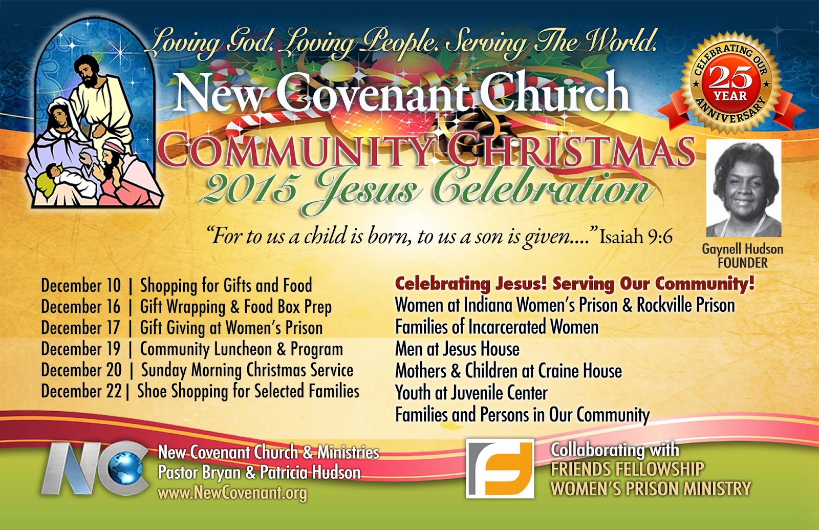 Celebrating Jesus...Serving Our Community! | Report on 2015 Community ...