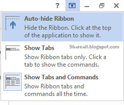 Fungsi dan Cara Menggunakan Ribbon Word 2013 - Tutorial Microsoft Word 2013