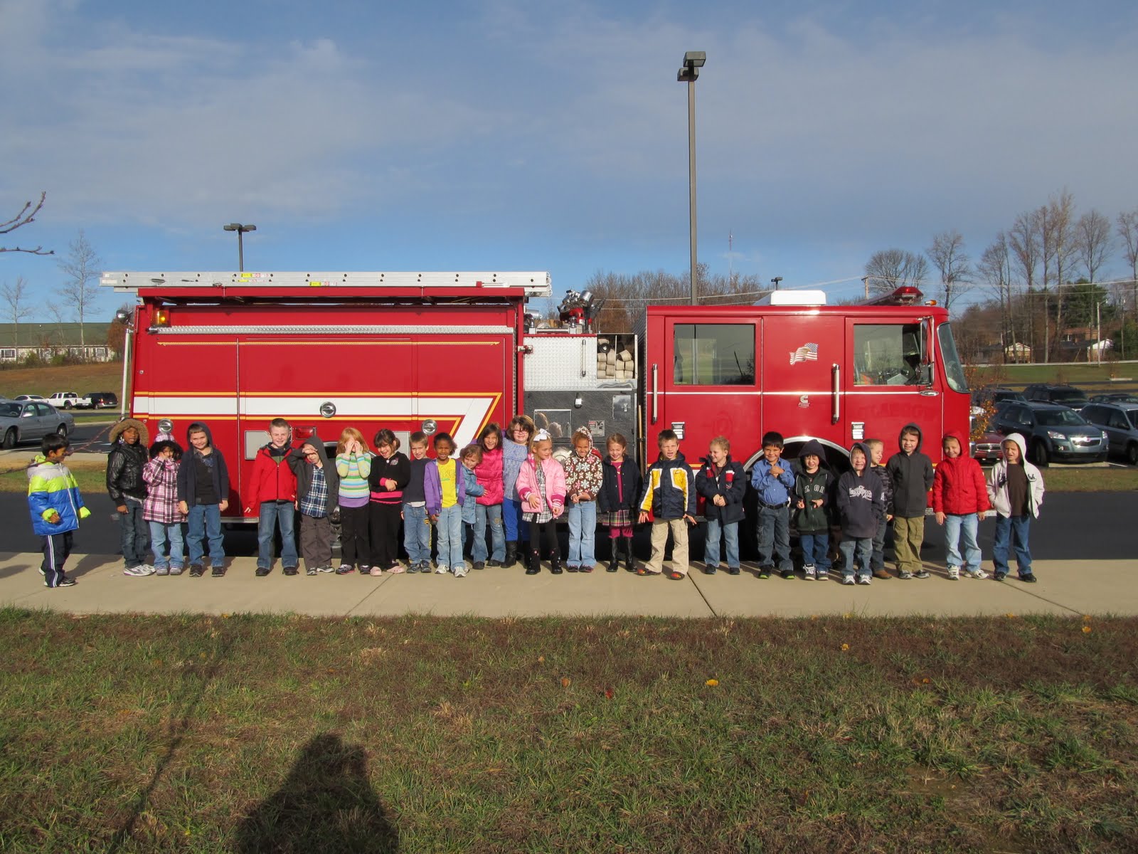 Mrs. Morgan's Kindergarten Class: Fire Department Visit