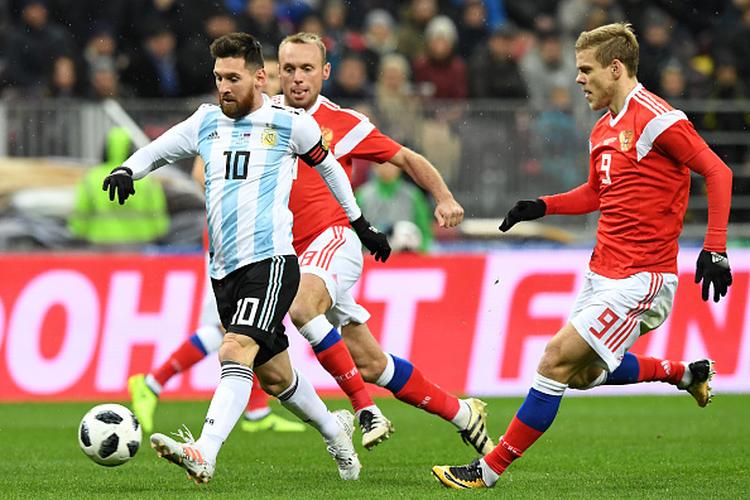 On Pitch: Argentina and Russia 2018 Adidas Home Kits - Footy Headlines